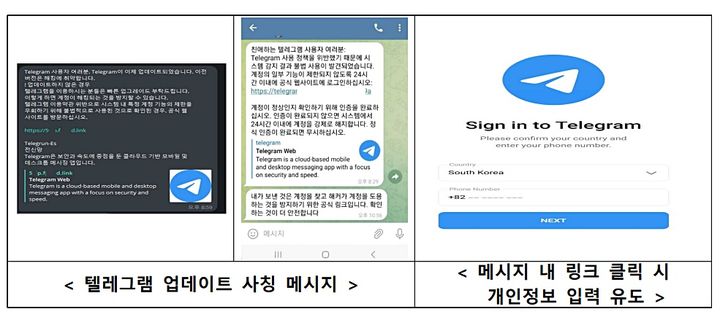 텔레그램 링크 잘못 눌렀다가 계정 털린다… 해킹 주의보 블록미디어