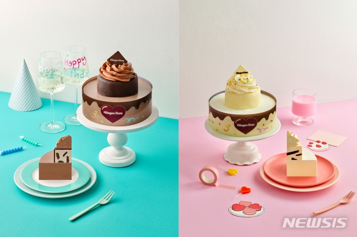 하겐다즈, 2단 미니 아이스크림 케이크 2종 출시 :: 공감언론 뉴시스통신사